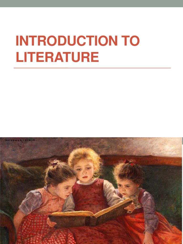Introduction To Literature | PDF | Narrative | Psychological Concepts