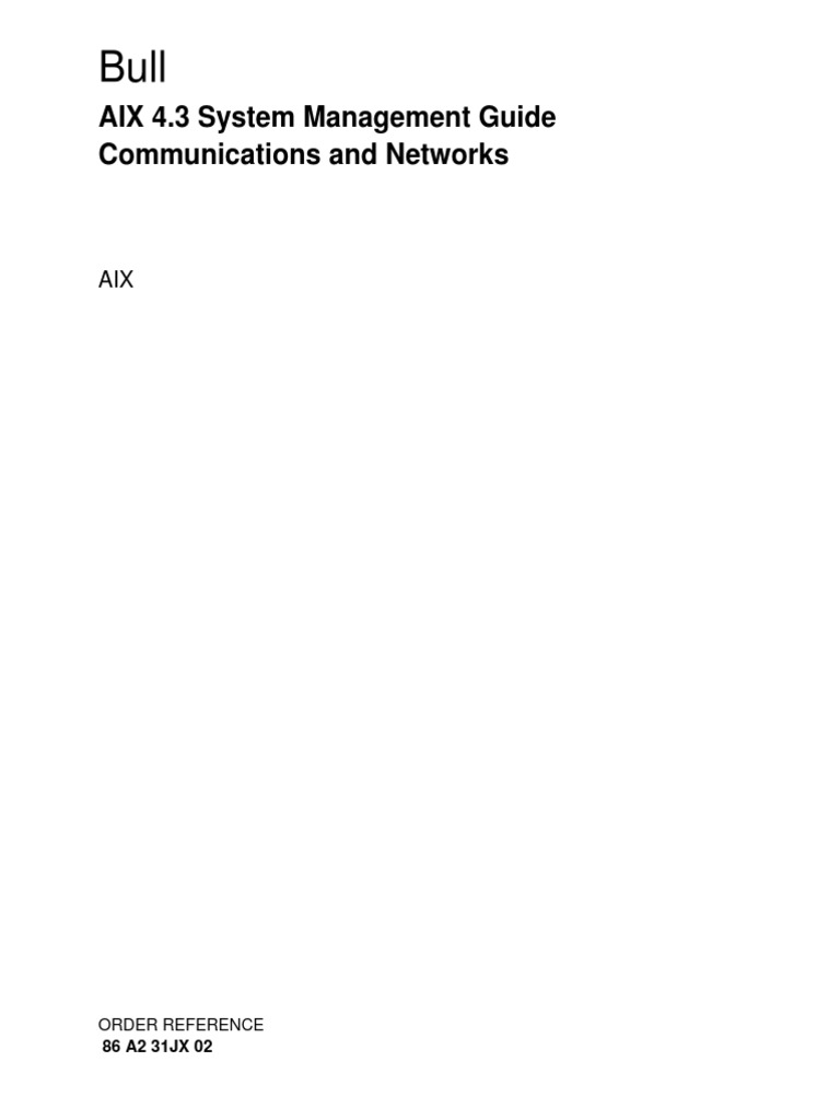 AIX 4.3 System Management Guide | PDF | Ip Address | Networking Standards