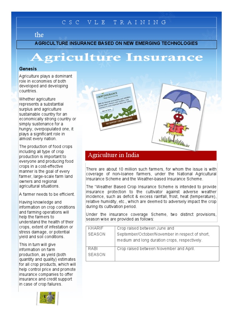 Mapping Crops Using Satellite Imagery for Agricultural Insurance ...