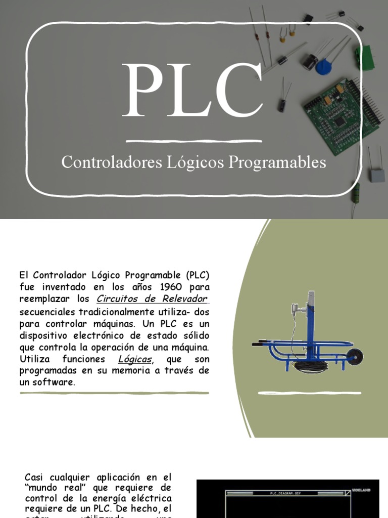 Introducción a los Controladores PLC | PDF | Controlador lógico ...