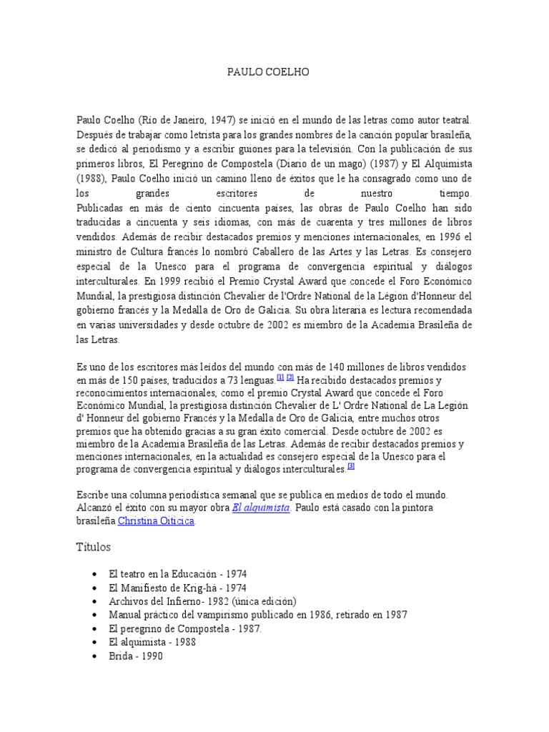 Paulo Coelho | PDF