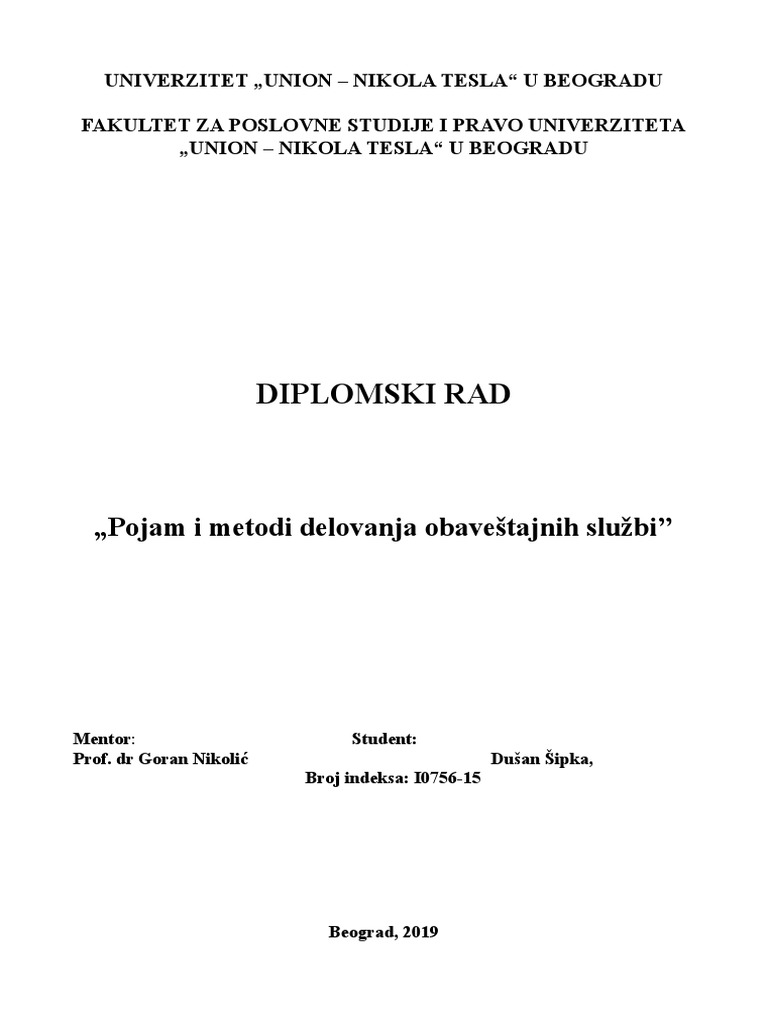 Pojam I Metode Delovanja | PDF