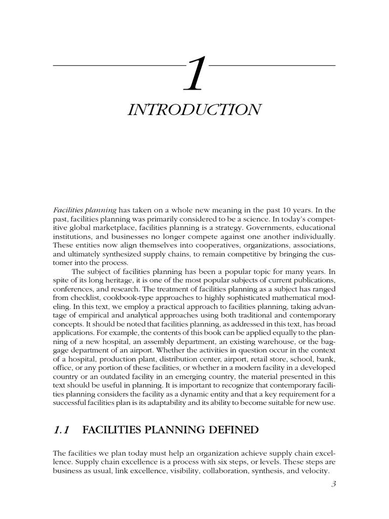 Chapter 1 - Tompkins | PDF | Supply Chain | Engineering Design Process