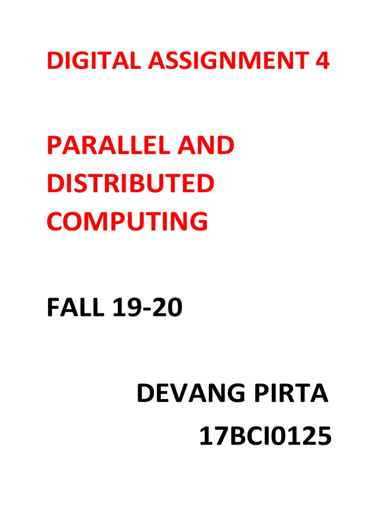 Digital Assignment 4 Pdf