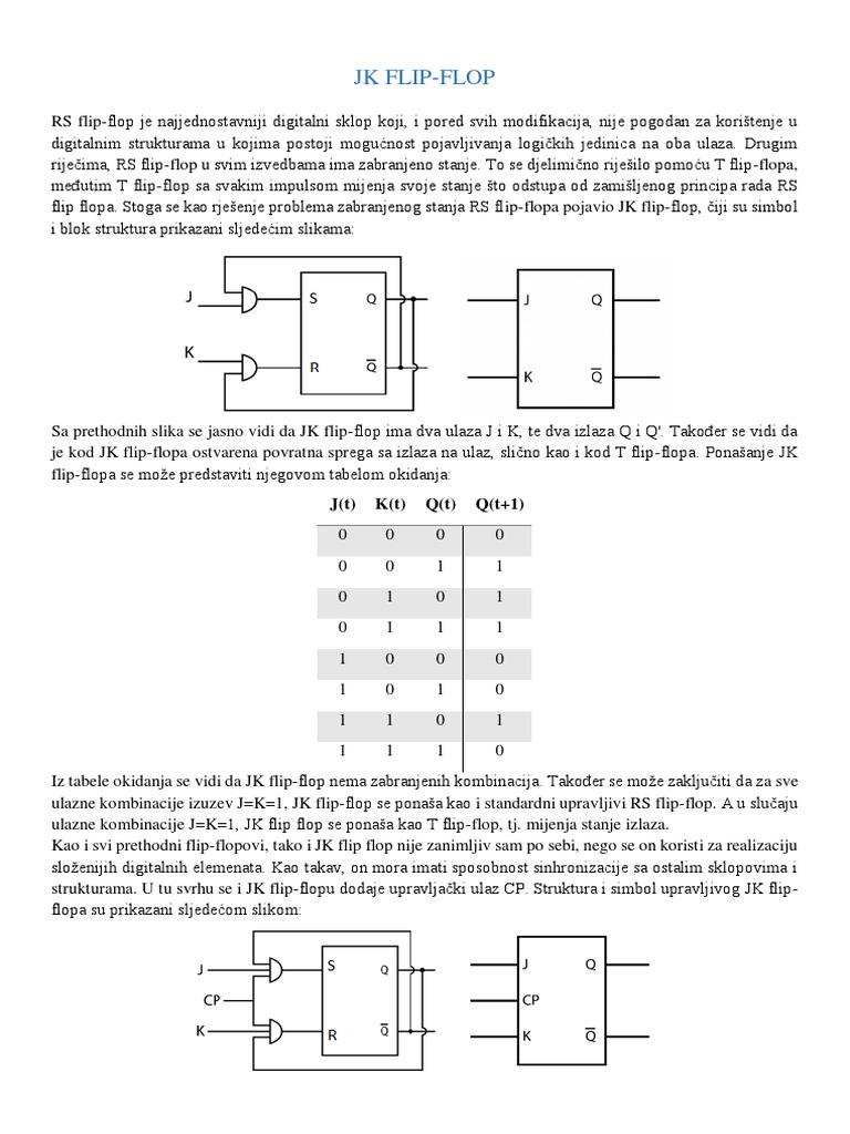 JK Flip-Flop | PDF
