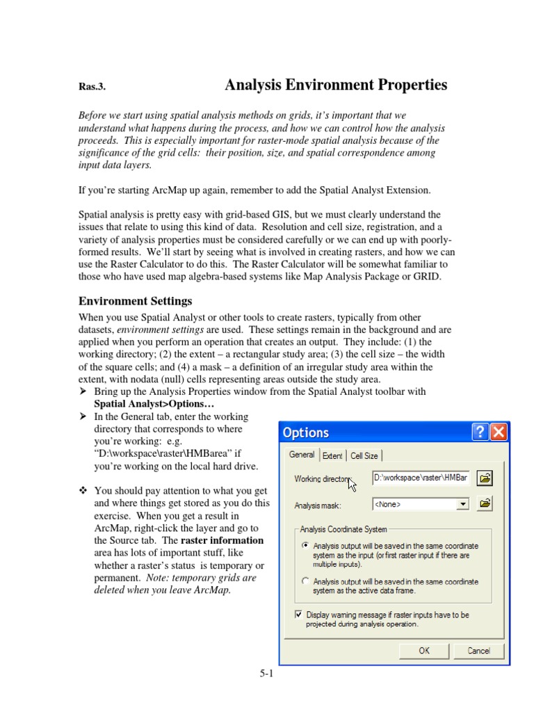 Raster GIS Analysis Guide | PDF | Spatial Analysis | Geographic ...