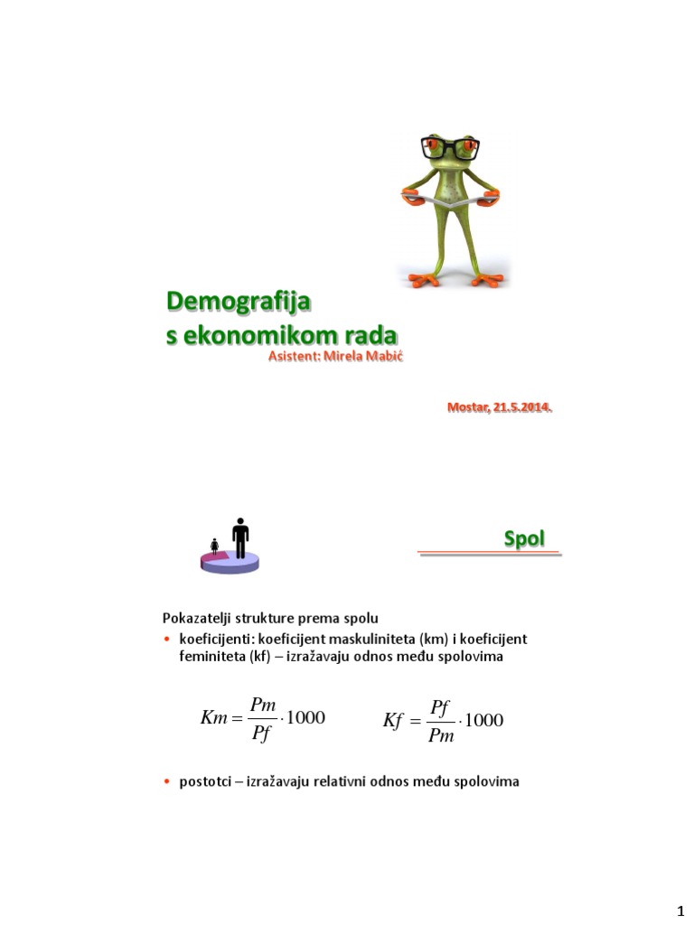2014 Demografija Vjezbe 5 | PDF
