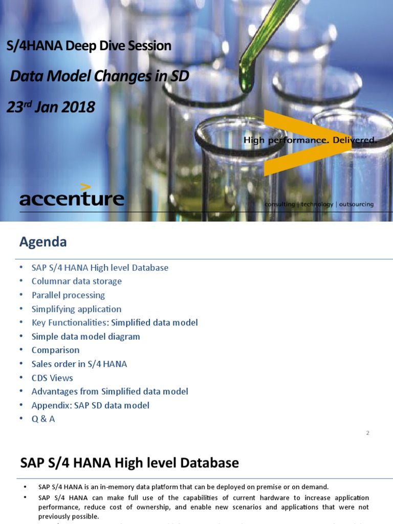 5 - Data Model Changes in SD - 23012018 - S2 | PDF | Parallel Computing ...
