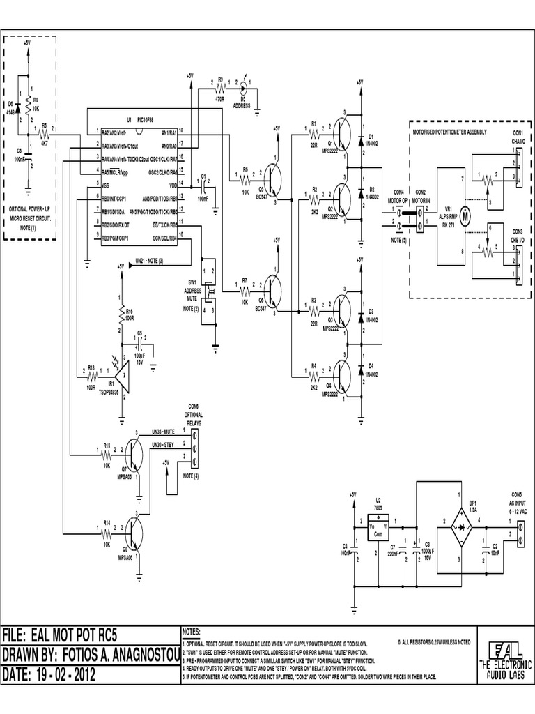 Eal Mot Pot RC5 - SCH | PDF | Electrical Equipment | Computer Engineering