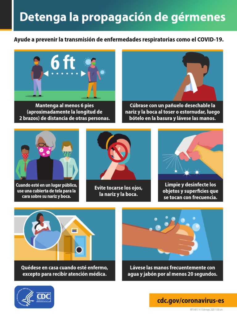 Stop The Spread of Germs SP | PDF