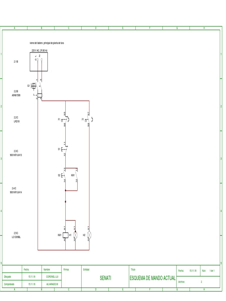 Esquema de Arranque Directo | PDF