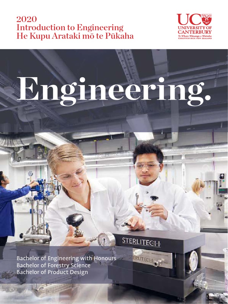 Engineering.: 2020 Introduction To Engineering He Kupu Arataki Mō Te ...