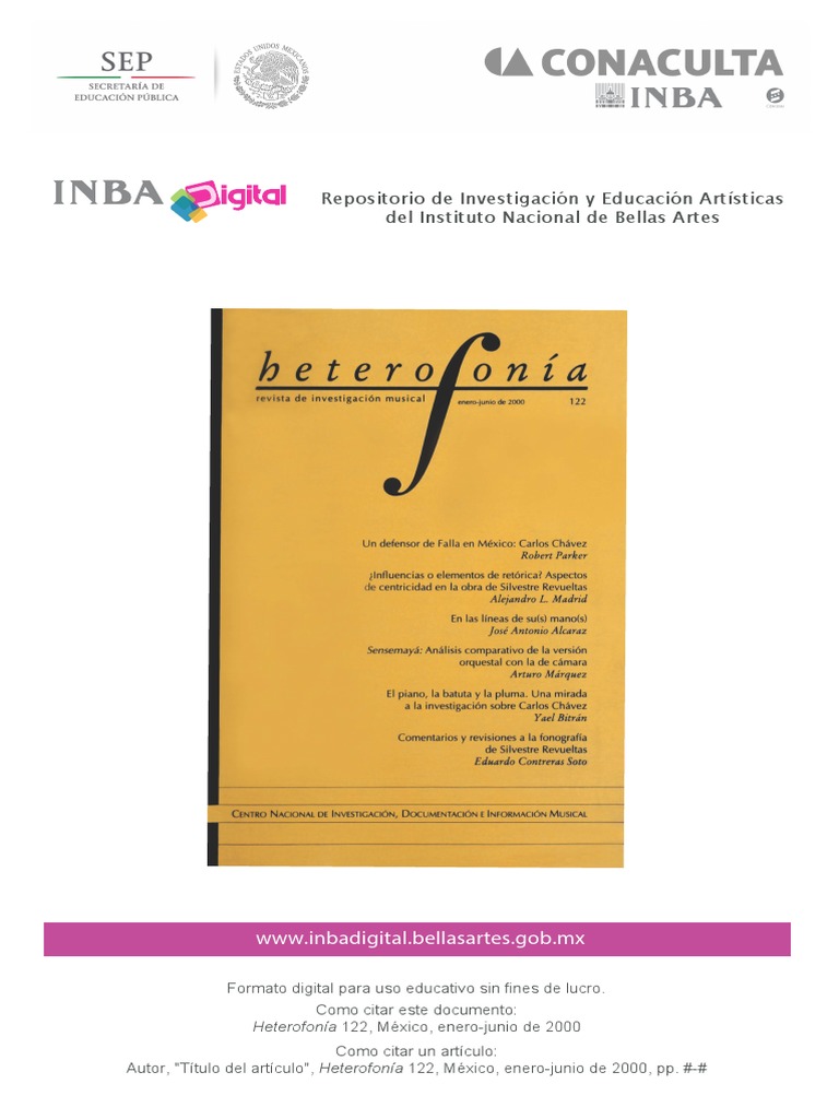 Heterofonía 122 | PDF | Claude Debussy | Federico Chopin