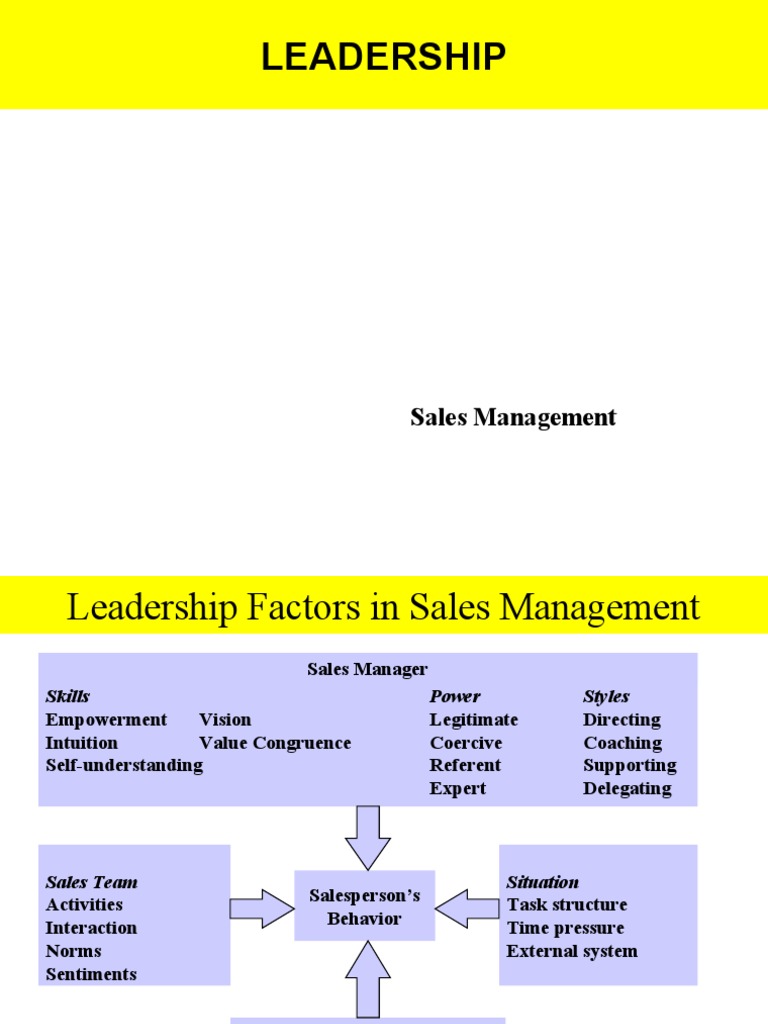Leadership | PDF | Sales | Leadership