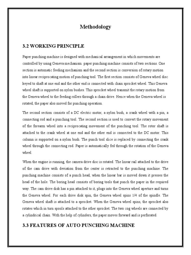 Methodology: 3.2 Working Principle | PDF | Machines | Electric Motor