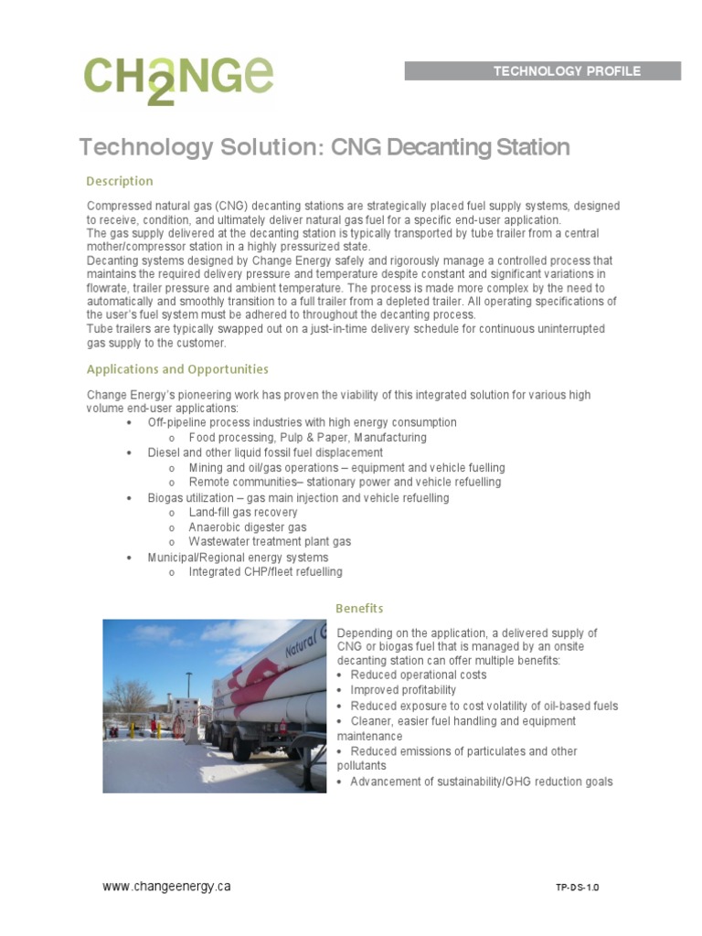 Technology Solution: CNG Decanting Station: Description | Download Free ...