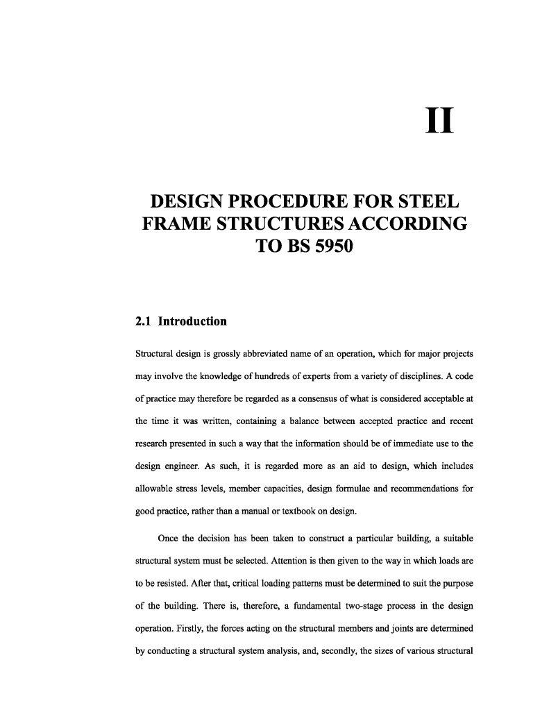 Steel Frame Design per BS 5950 Guide | PDF