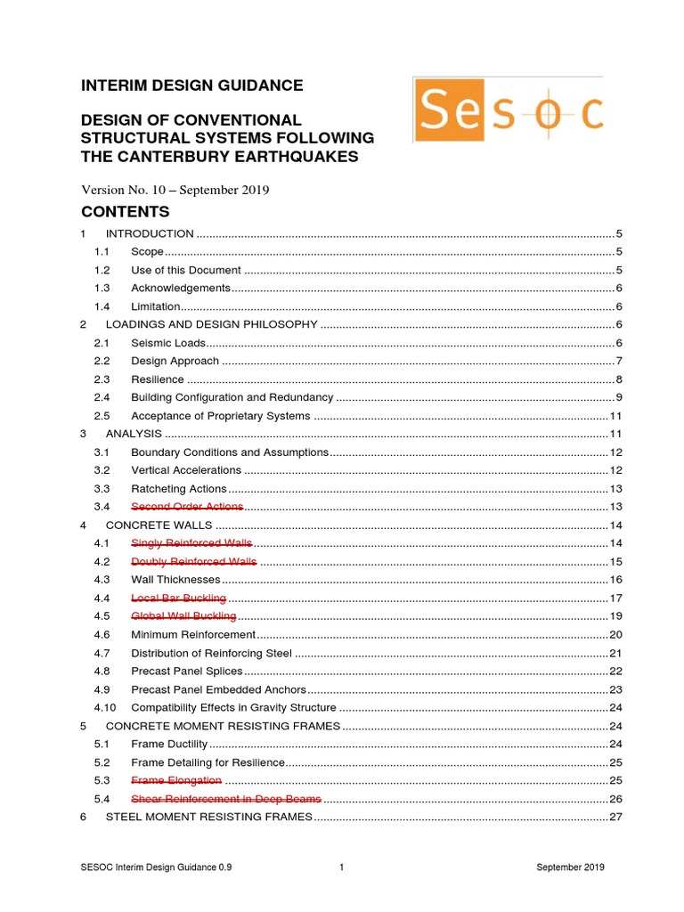 Interim Design Guidance Design of Conventional Structural Systems ...