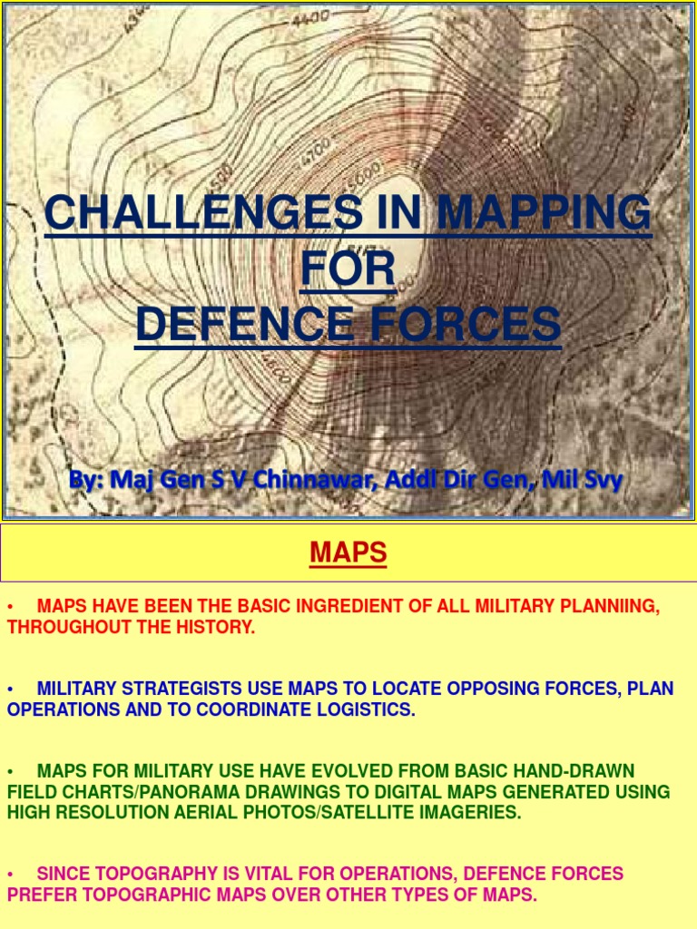 Challenges in Mapping FOR Defence Forces | PDF | Geographic Information ...