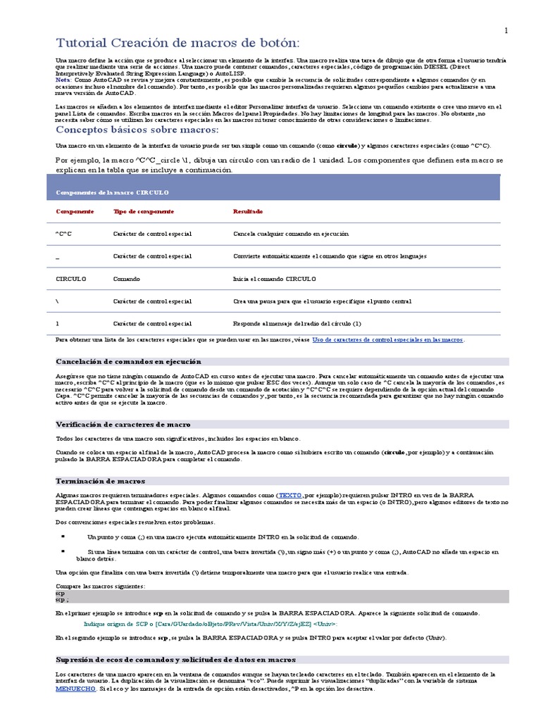 tutorial Creación de Macros de Botón31102008 | PDF | Macro (informática ...