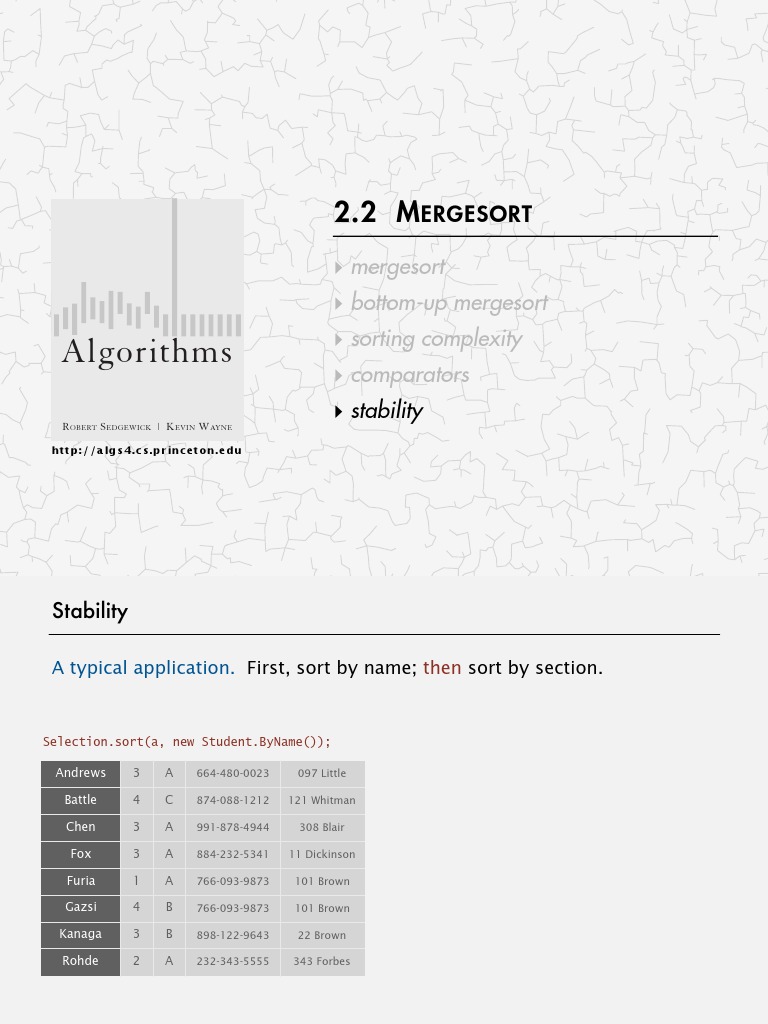 Algorithms Ergesort Pdf Computer Science Theoretical Computer Science