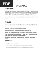 Throwball Rules | PDF | Games Of Physical Skill | Athletic Sports