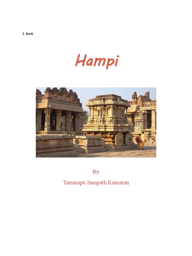 Hampi: by Tamarapu Sampath Kumaran | Download Free PDF | Religion And ...