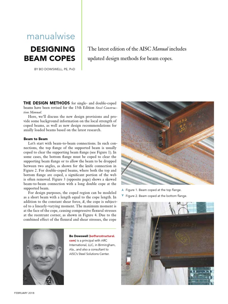 Revised Design Methods for Coped Beams | PDF | Buckling | Beam (Structure)