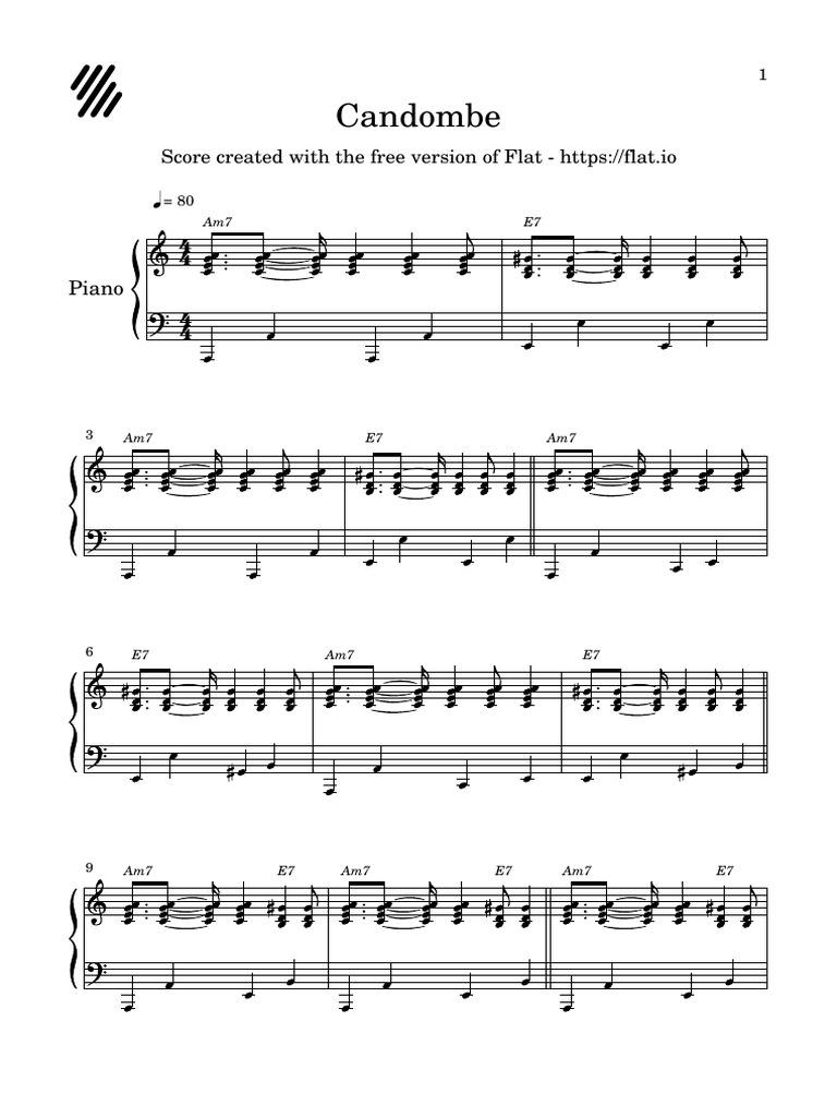 Variacion Ritmo Candombe PDF | PDF