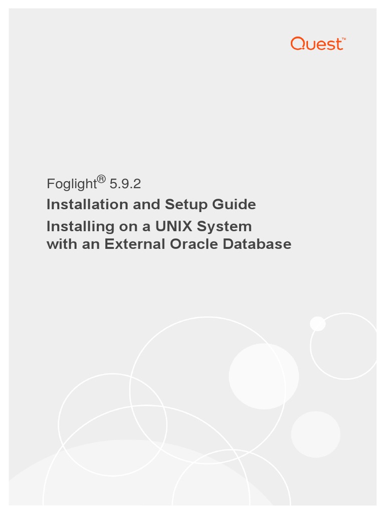 Installation And Setup Guide Installing On A Unix System With An External Oracle Database Pdf