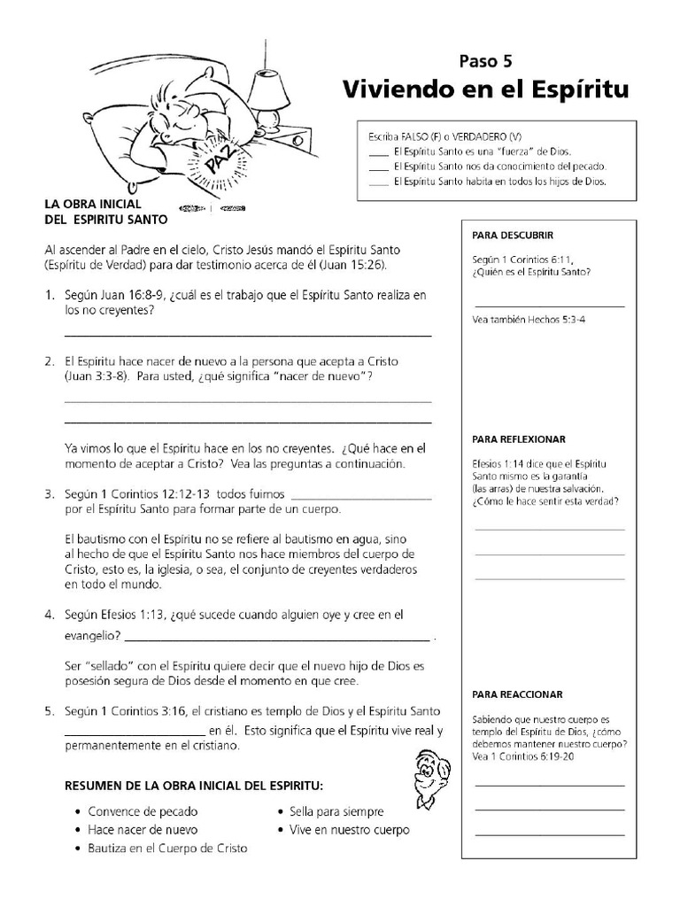 Nueva Vida En Cristo Paso 5 Pdf