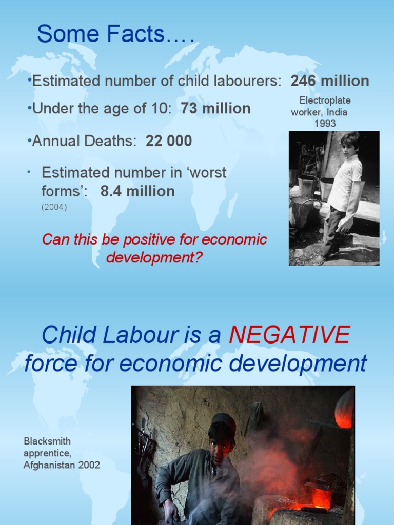 Some Facts .: Estimated Number of Child Labourers: 246 Million Under ...