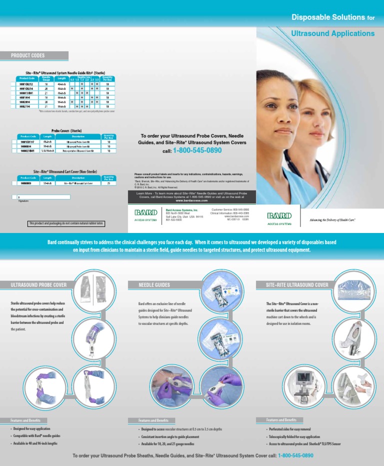 BARD Site-Rite Cover Brochure | PDF | Medicine | Health Sciences