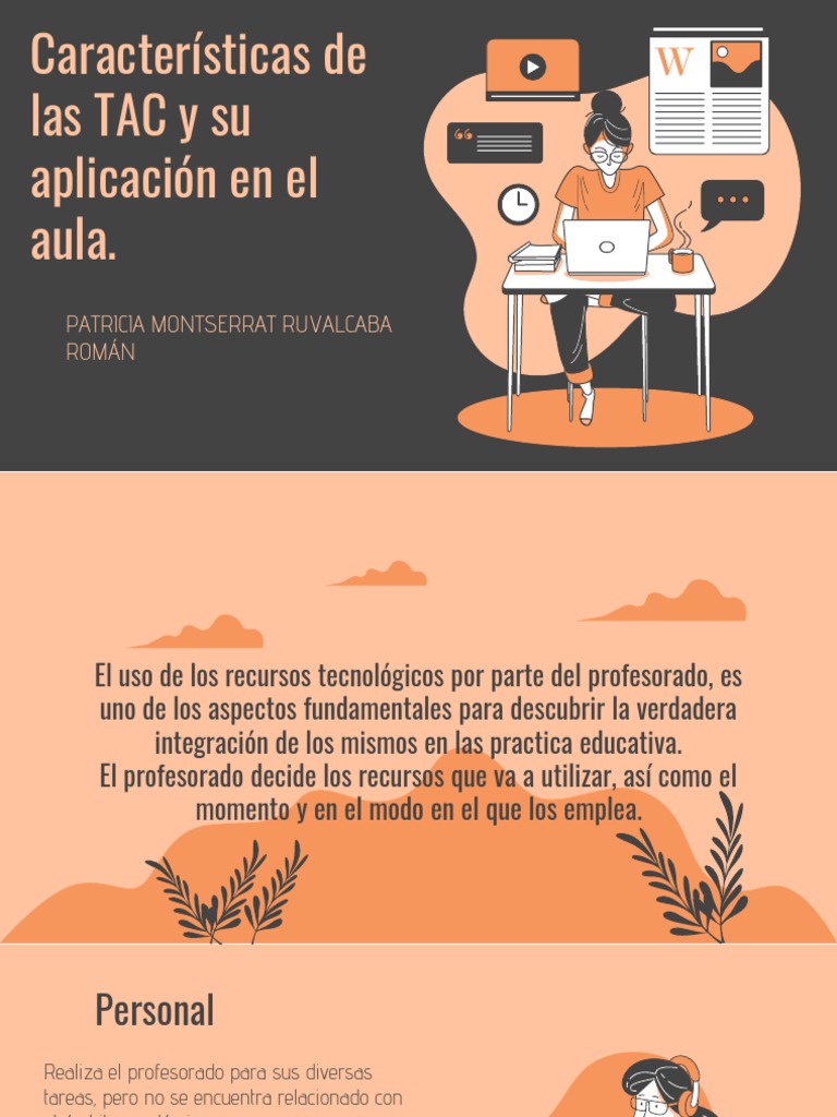 Caracteristicas de Las Tac y Su Aplicación en El Aula | PDF | Salón de ...