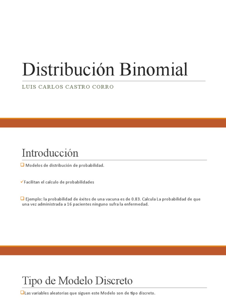 Distribución Binomial y Poisson | PDF | Teoría de probabilidad | Distribución de probabilidad