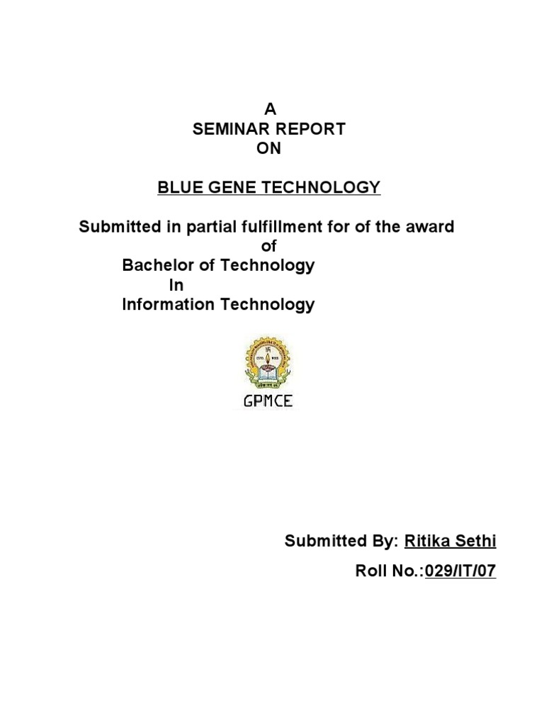 An In-Depth Analysis of Blue Gene Technology: Exploring the ...