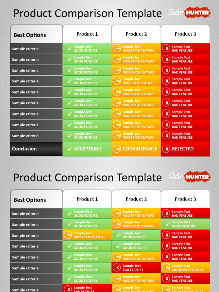 1088 Product Comparison Powerpoint Template | PDF | Cyberspace ...