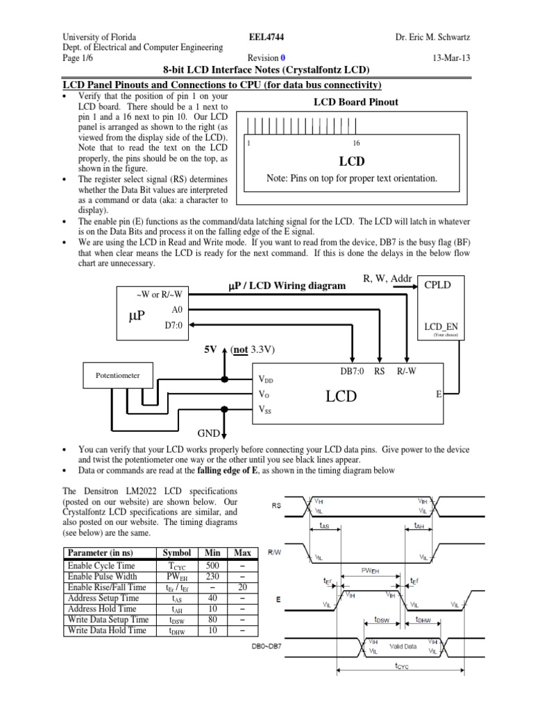 LCD Notes 8-Bit PDF | Download Free PDF | Cursor (User Interface ...