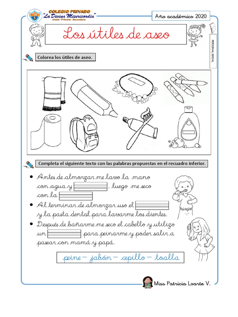 Actividades de Higiene Personal para Niños | PDF