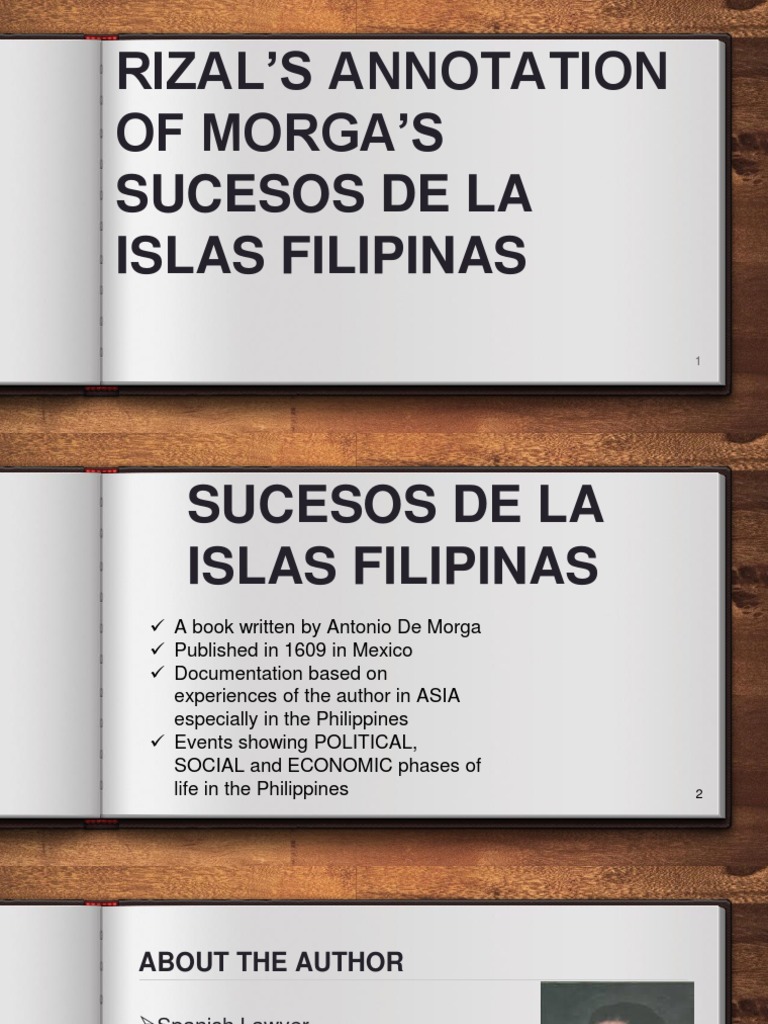 Rizal'S Annotation of Morga'S Sucesos de La Islas Filipinas | PDF ...