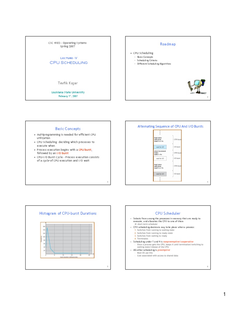 05 CPU Scheduling | PDF | Scheduling (Computing) | Thread (Computing)
