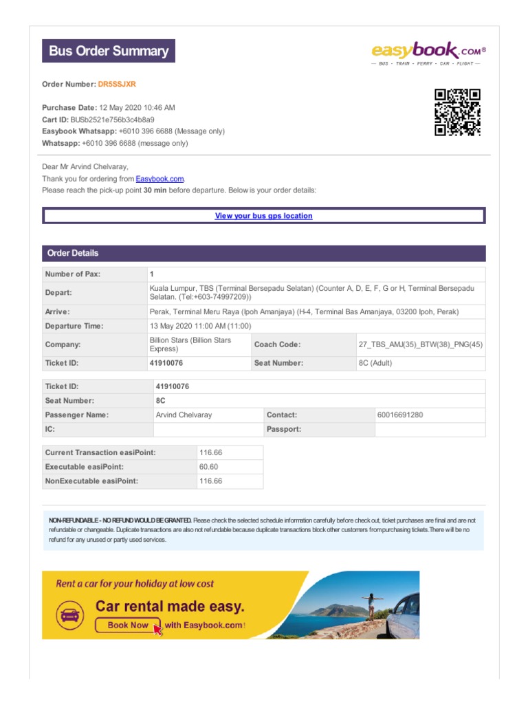 Bus Order Summary | PDF | Bus | Transport