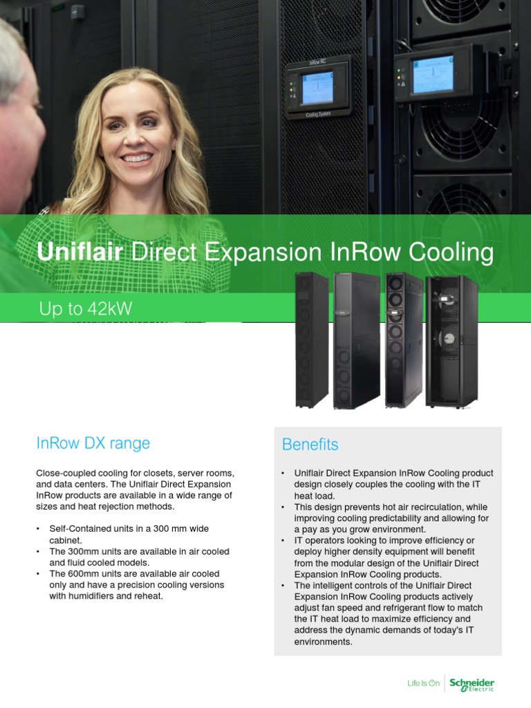 Uniflair InRow Cooling Solutions Overview | PDF