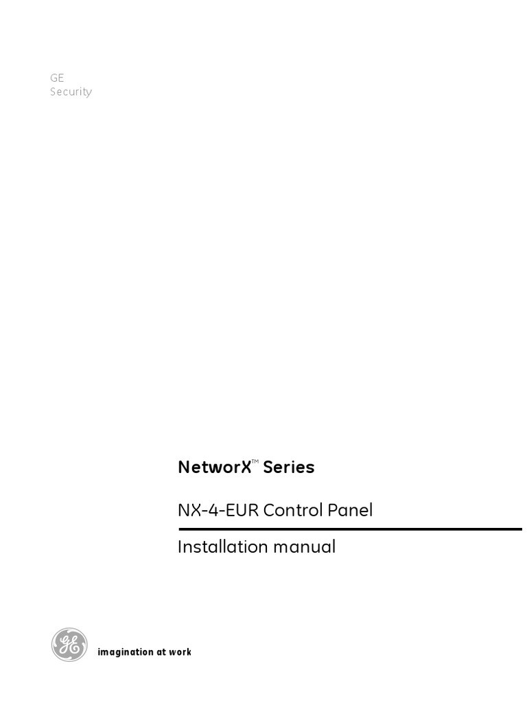 Networx Series: Nx-4-Eur Control Panel Installation Manual | PDF | Specification (Technical ...