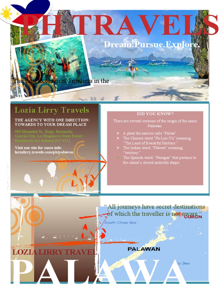 Palawan Brochure TEMPLATE | PDF | Nature