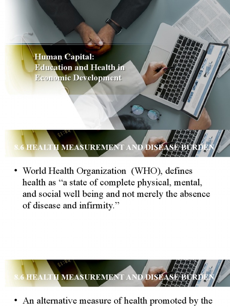 Human Capital: Education and Health in Economic Development | PDF ...