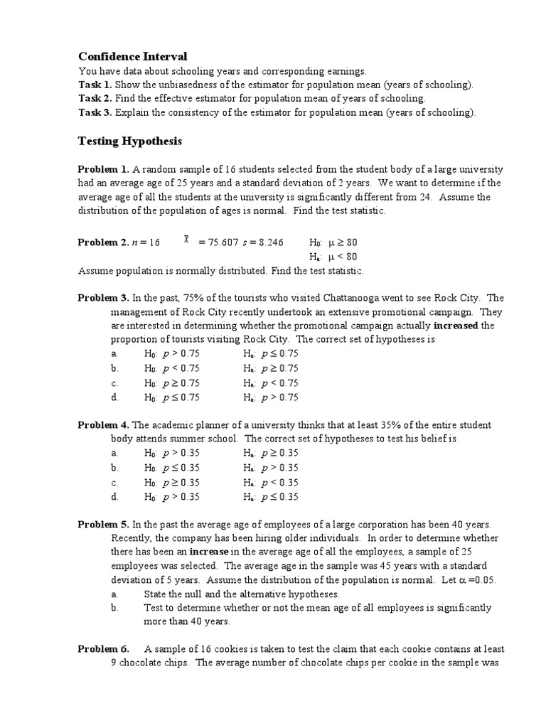 Testing Hypothesis | PDF | Type I And Type Ii Errors | Statistical ...