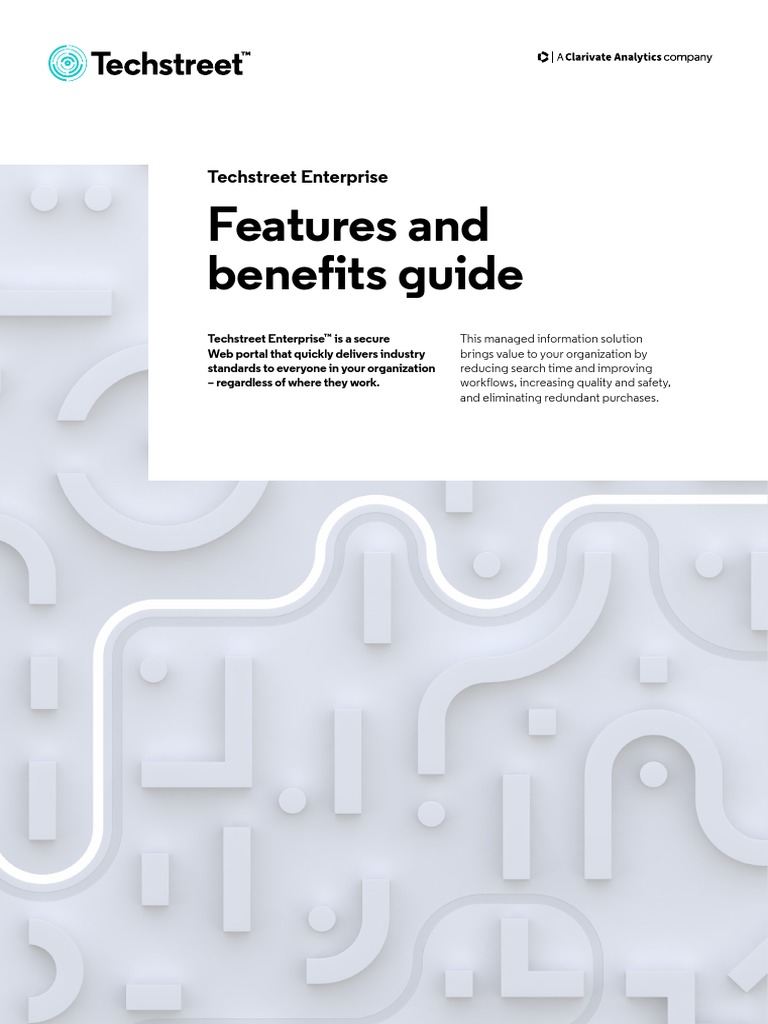 Techstreet Features-And-Benefits PDF | PDF | Information Technology ...