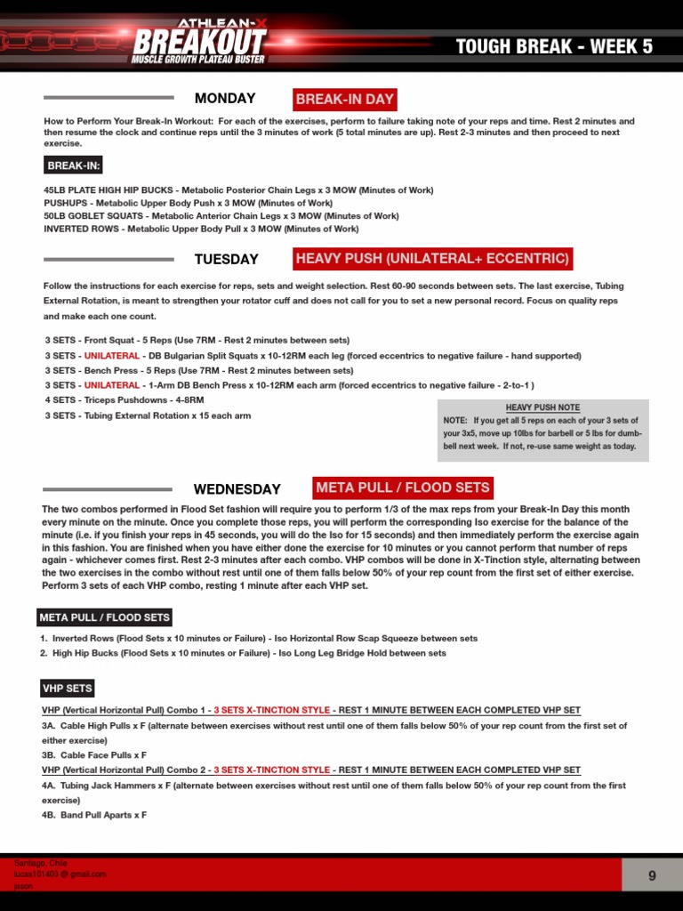 Breakout With Arms Month2 PDF | PDF | Human Anatomy | Weight Training