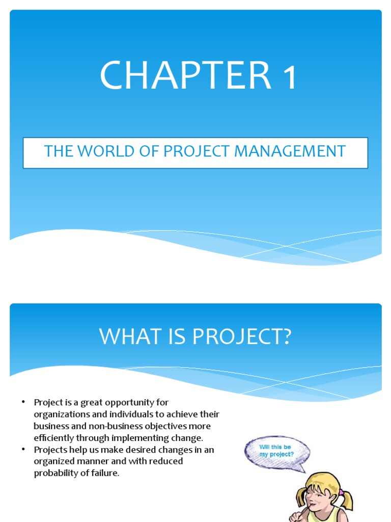 CHAPTER 1-Project Management | PDF | Finance & Money Management ...